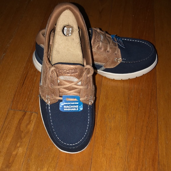 Skechers | Shoes | Skechers Machine Washable Deck Shoes New | Poshmark